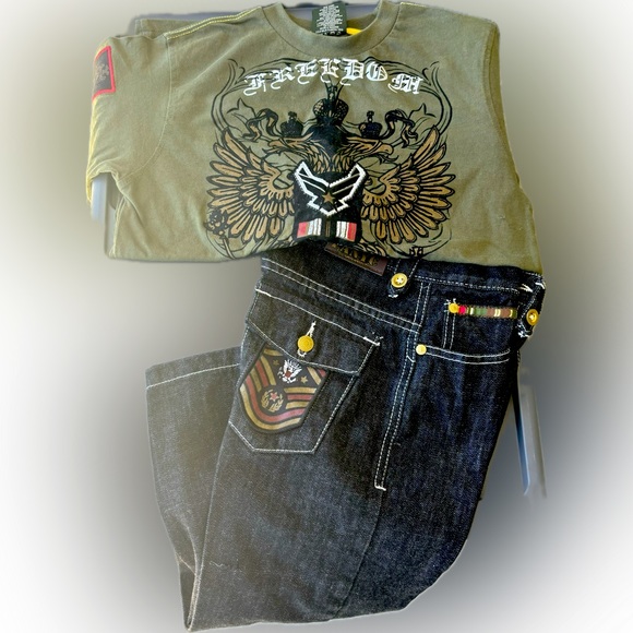 Panyc | Matching Sets | Large Kids 7 Army Green And Black Panyc | Poshmark